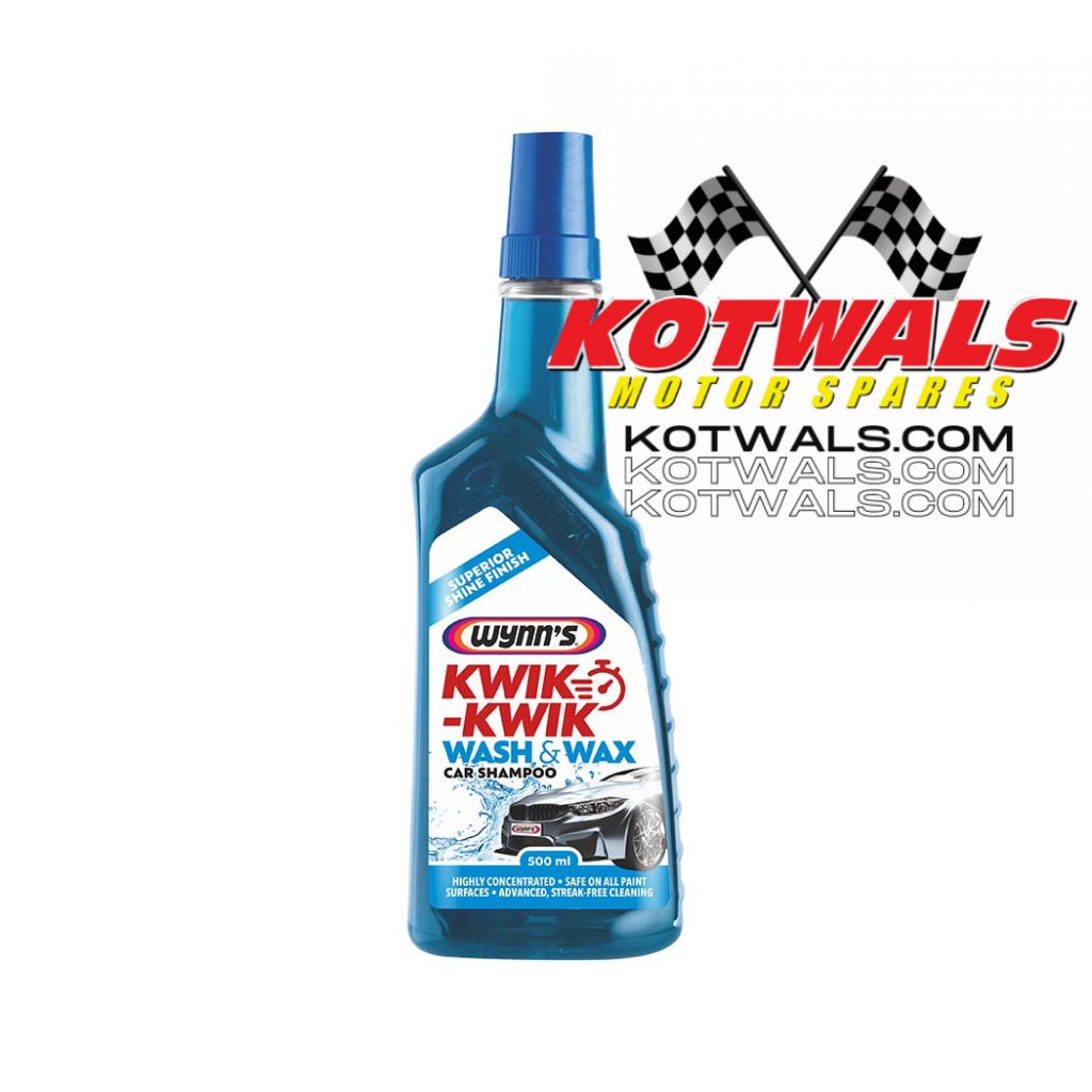 Wynns Kwik-Kwik Wash and Wax 500ml - Kotwals Motor Spares | Online Car ...